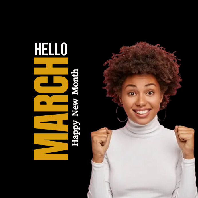 Plantilla de Welcome to march | PosterMyWall