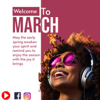 Welcome to march Template | PosterMyWall