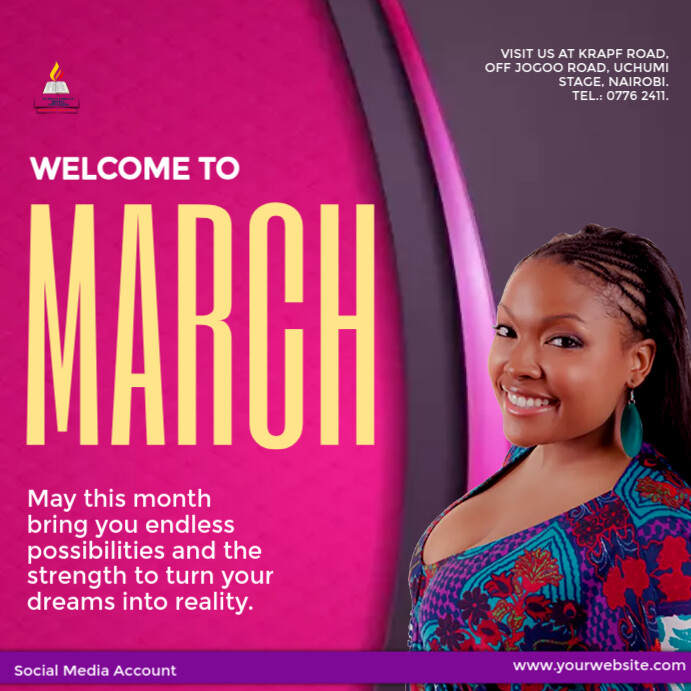 Welcome to March Design Template | PosterMyWall