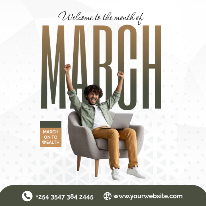 Welcome to March Design Template | PosterMyWall