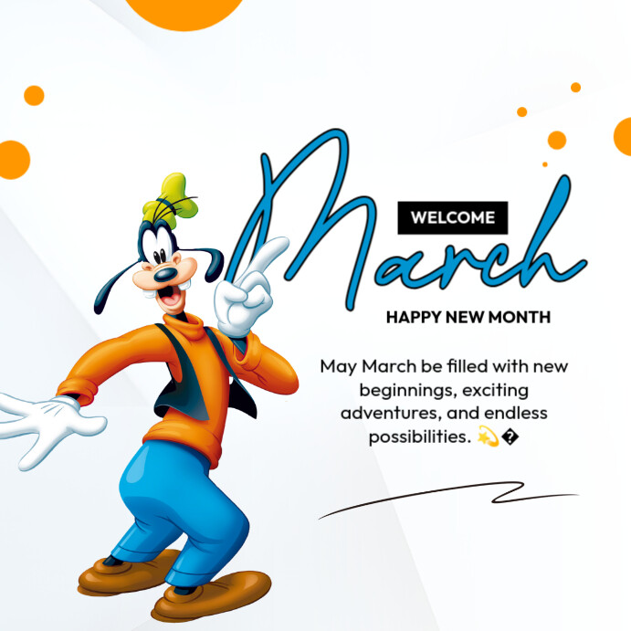 Copy of Welcome to March | PosterMyWall