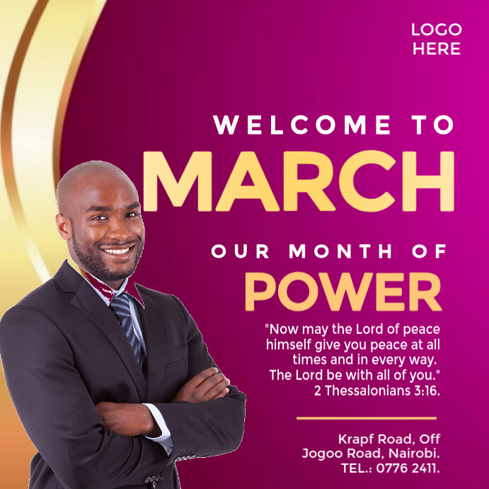 Copy of welcome to March | PosterMyWall