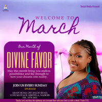 welcome to the month of March Template | PosterMyWall