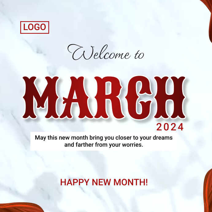 Welcome to March New Month Flyer Template | PosterMyWall