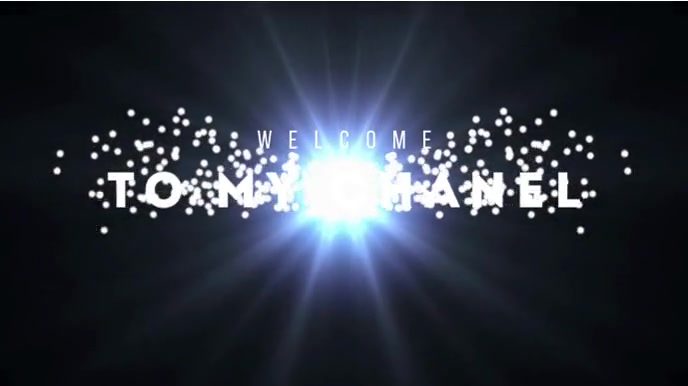 Welcome To My Chanel Youtube Video Intro Template | PosterMyWall