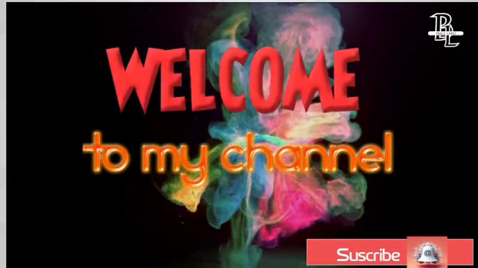 Welcome to my channel Template | PosterMyWall
