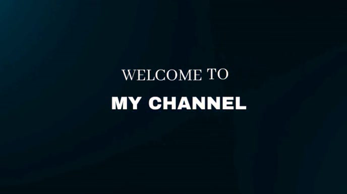 Plantilla de Welcome to my channel | PosterMyWall