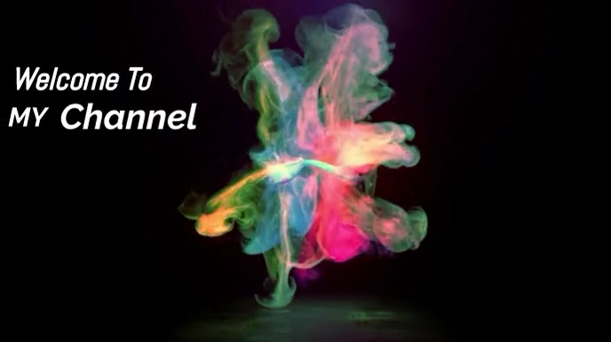 Welcome to my channel Template | PosterMyWall