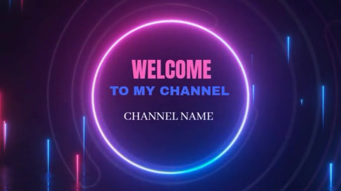 Welcome to my channel Template | PosterMyWall