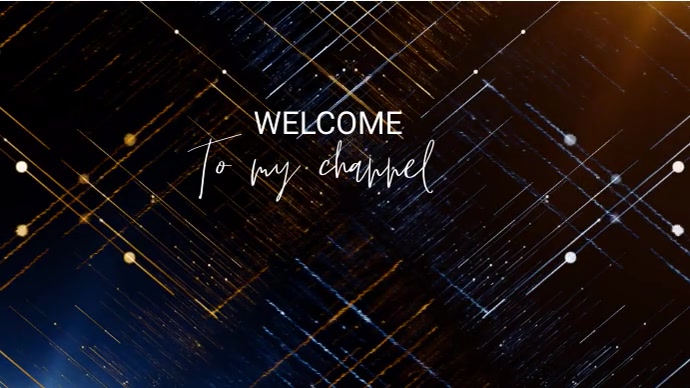 Welcome to my channel Template | PosterMyWall