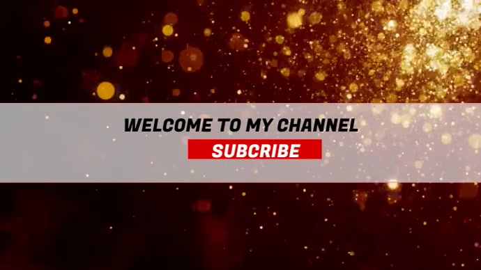 Welcome to my channel Template | PosterMyWall