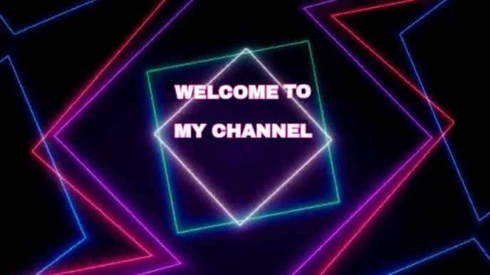 Welcome to My channel Template | PosterMyWall