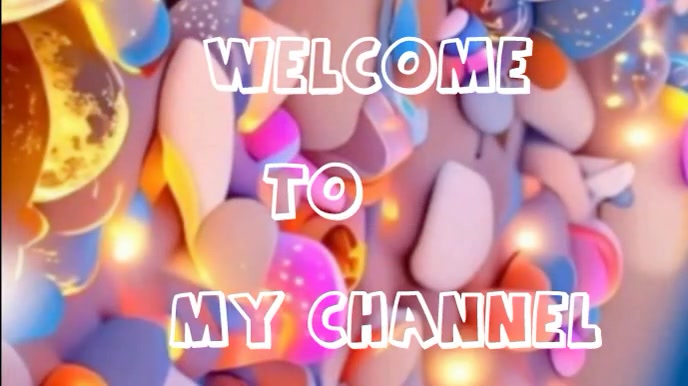 Welcome to my channel Template | PosterMyWall