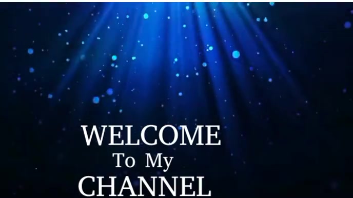 Welcome to my channel Template | PosterMyWall