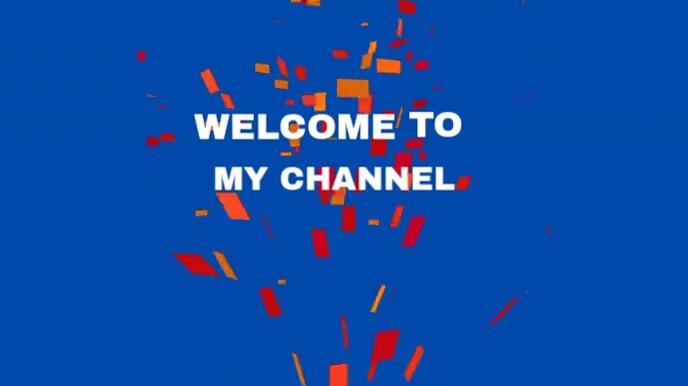 Welcome to My channel Template | PosterMyWall