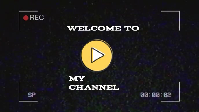 Welcome to my channel Template | PosterMyWall