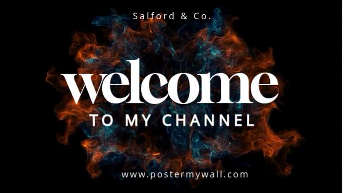 Copy of Welcome to My Channel Video | PosterMyWall