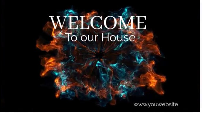 Plantilla de Welcome to my house | PosterMyWall