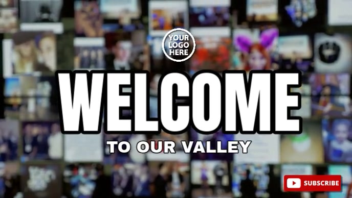 welcome to my youtube channel Template | PosterMyWall