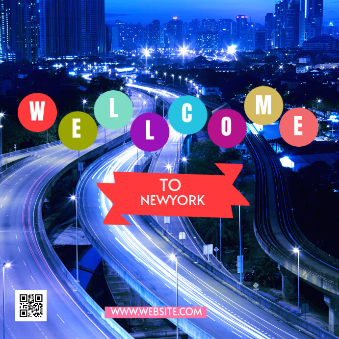 WELCOME TO NEWYORK Template | PosterMyWall