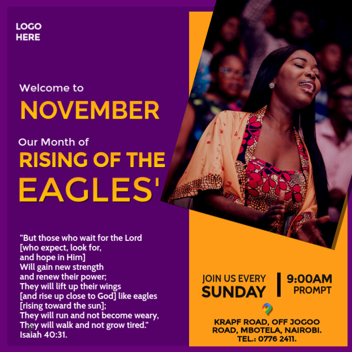 Welcome to November Design Template | PosterMyWall