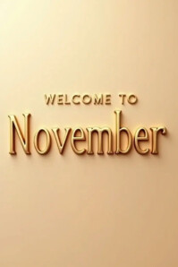 Joyful Hello November Poster Template | PosterMyWall