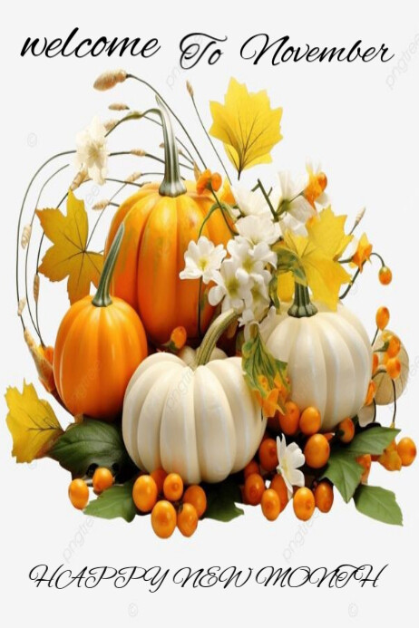 Welcome to November Template | PosterMyWall