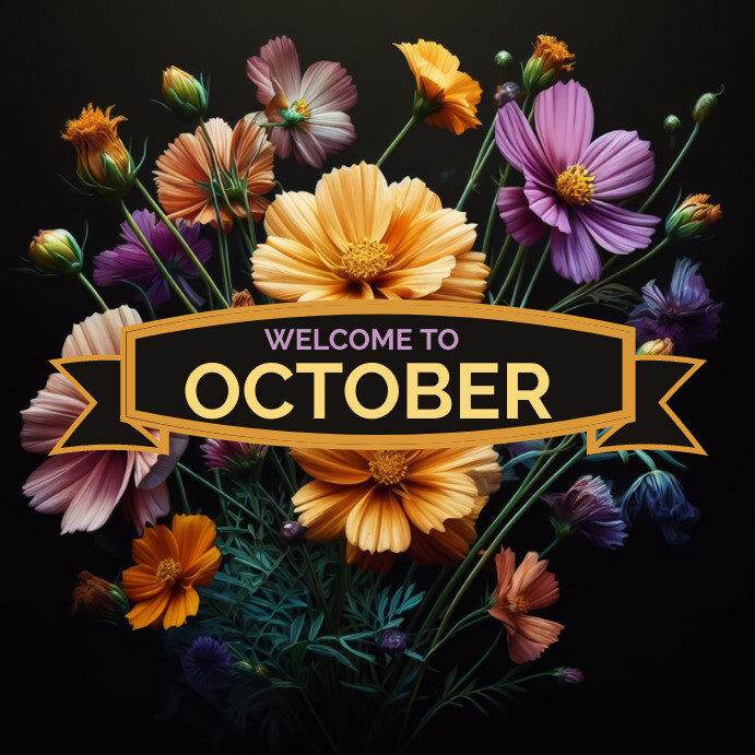 Welcome to October Template | PosterMyWall