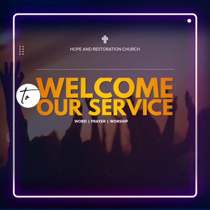 Welcome to our service template | PosterMyWall