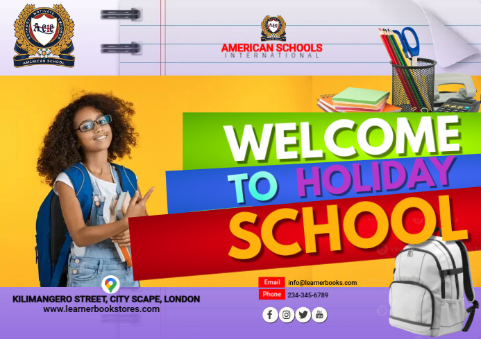 Welcome To School A4 Template | PosterMyWall