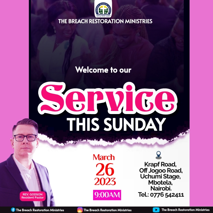 Plantilla de Welcome to Service | PosterMyWall