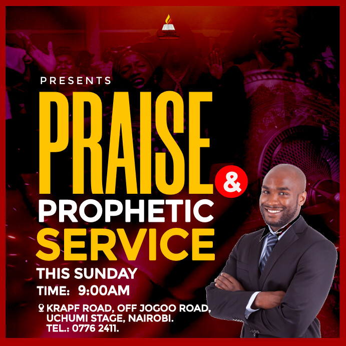 Plantilla de Bienvenido al Servicio Dominical | PosterMyWall