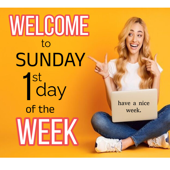 welcome to Sunday wishes Template | PosterMyWall