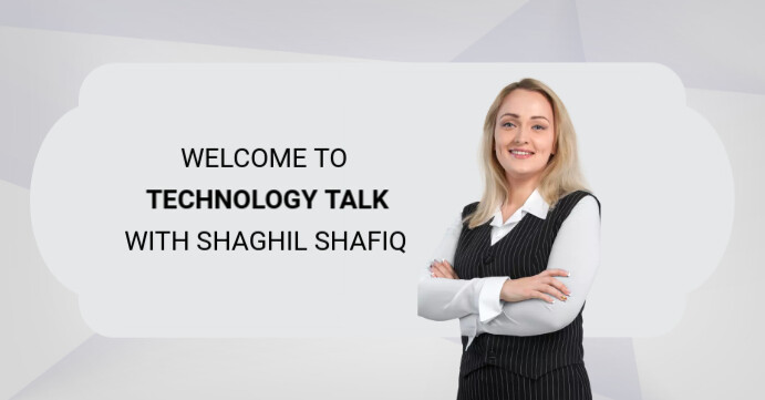 Copy of Welcome to Technology Talk Webinar | PosterMyWall