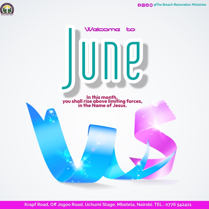 Welcome to the month of June Template | PosterMyWall