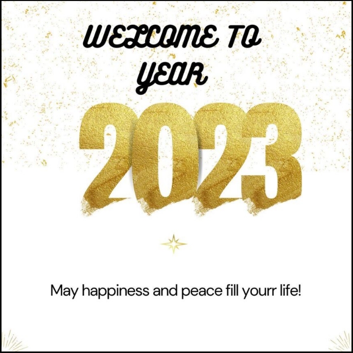 Welcome to Year 2023 Template | PosterMyWall