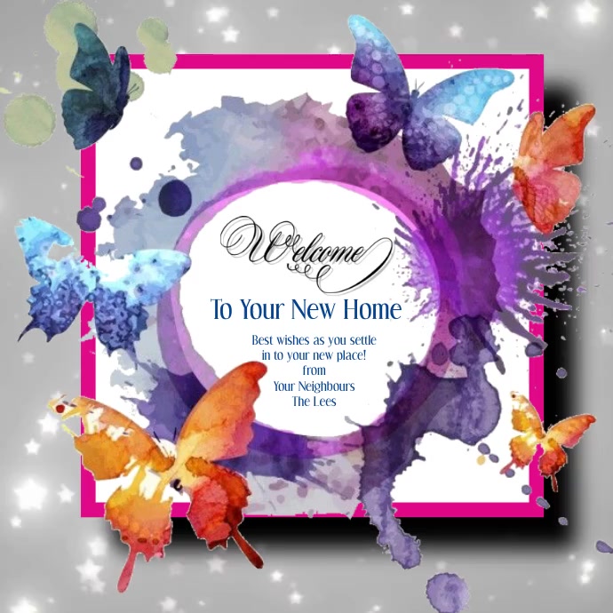 Welcome to your new home Template | PosterMyWall
