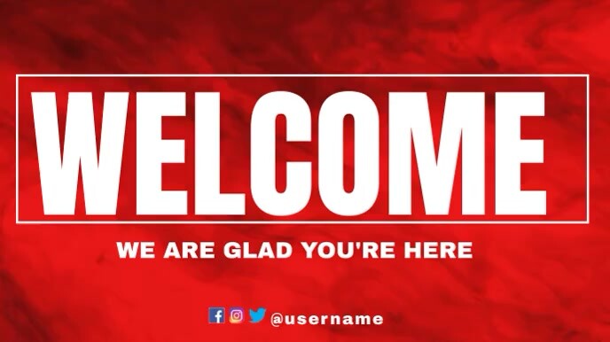 Welcome video Template | PosterMyWall