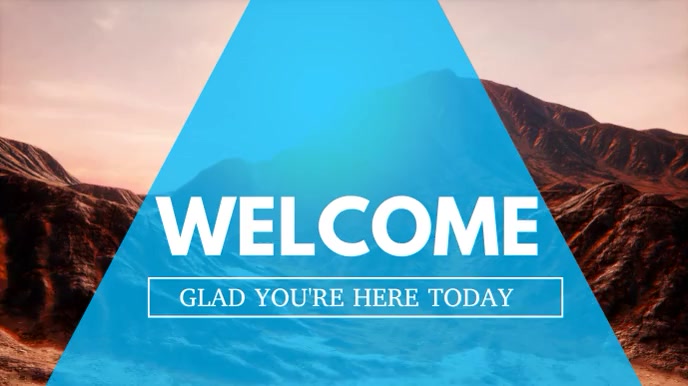 Copy of Welcome video Template | PosterMyWall