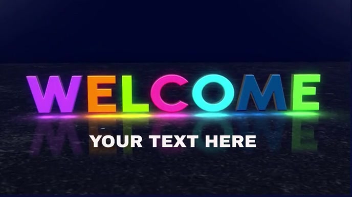 WELCOME VIDEO. Template | PosterMyWall