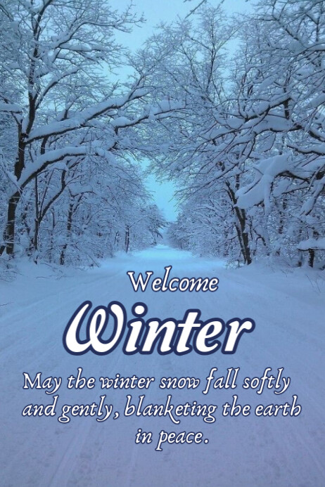 Welcome Winter 2025 Template | PosterMyWall