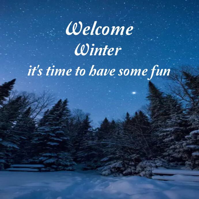 Welcome winter Template | PosterMyWall
