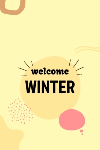Welcome Winter Template | PosterMyWall