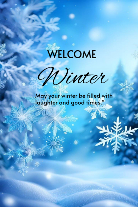 Welcome winter Template | PosterMyWall