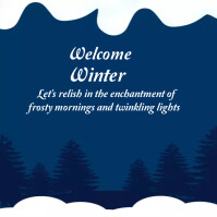 Welcome winter Template | PosterMyWall