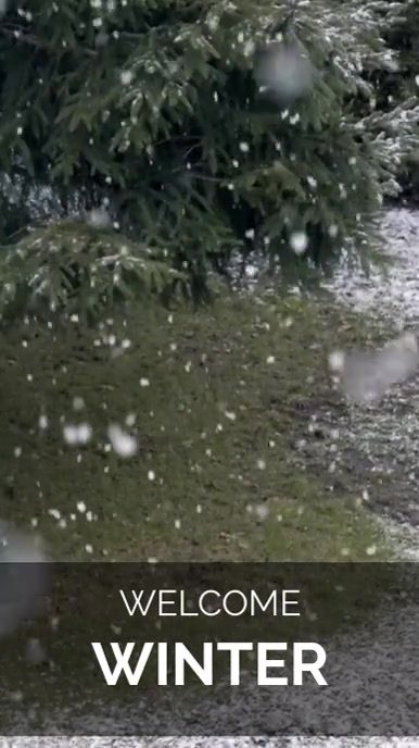 Welcome Winter Template | PosterMyWall