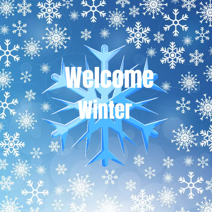 Welcome winter Template | PosterMyWall