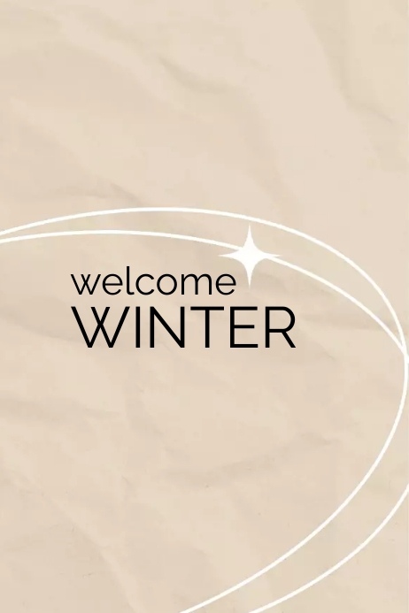 Welcome Winter Template | PosterMyWall