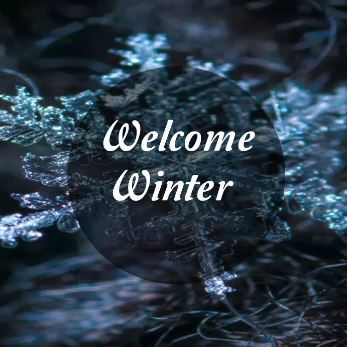 Welcome winter Template | PosterMyWall