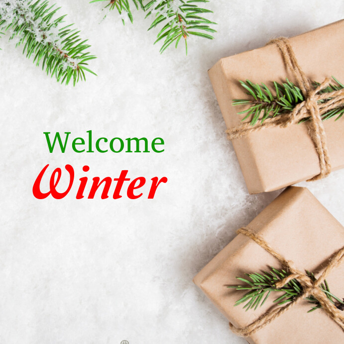 Welcome winter Template | PosterMyWall